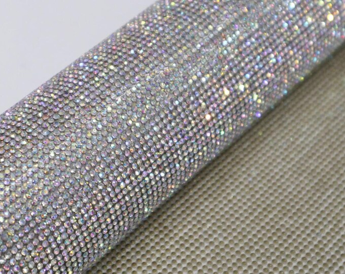 SS6 Hotfix Rhinestone Mesh / Glass Rhinestone Sheets Iron on - Etsy