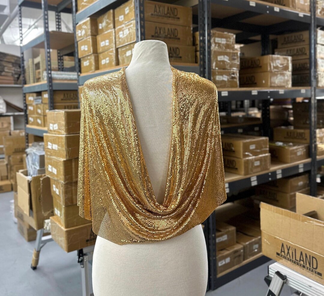 Metallic Chainmail Mesh Fabric / Mesh Metal Fabric /aluminum Mesh ...