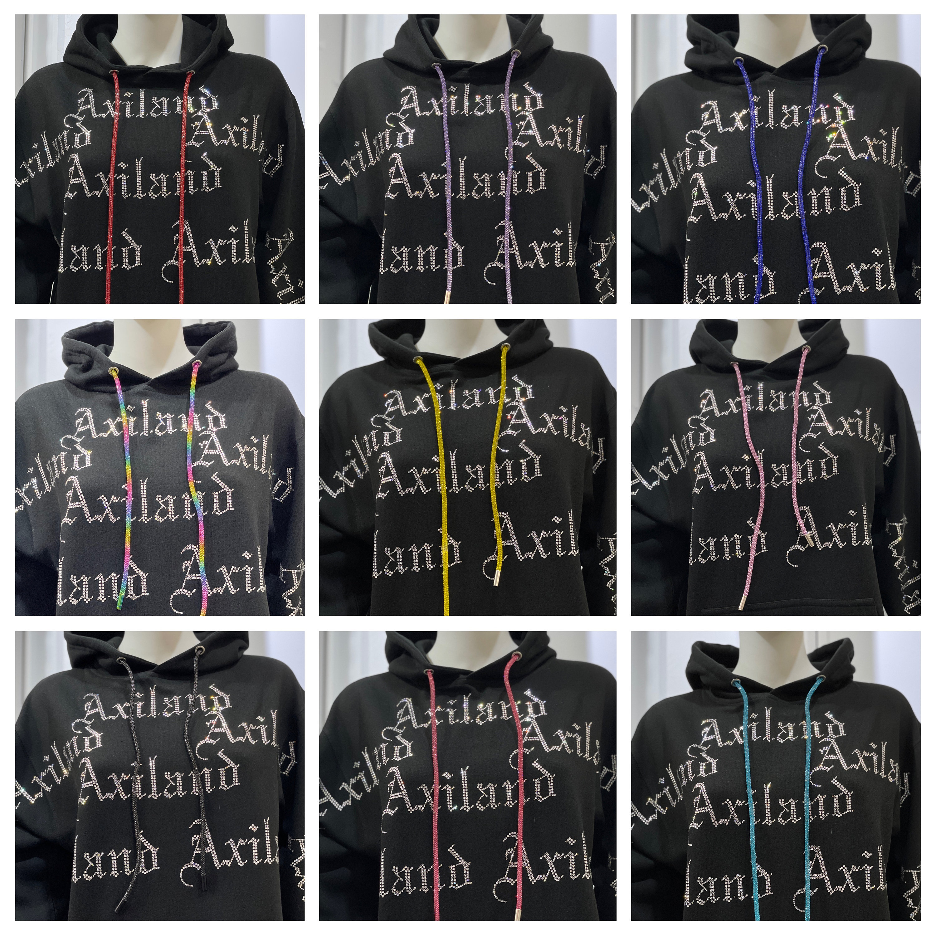 Crystal Hoodie Strings Rhinestone String / Hoodie Drawstring - Etsy