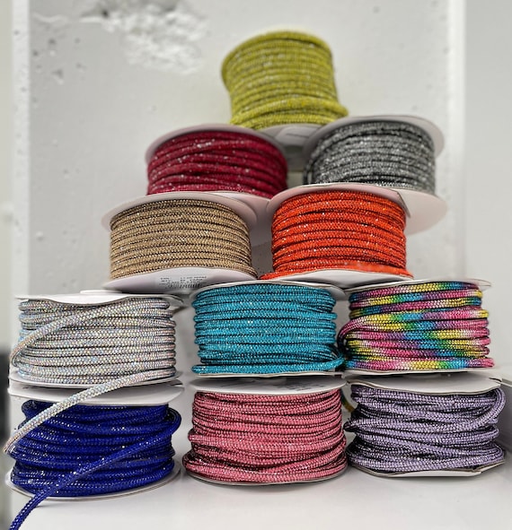 6MM Rhinestone String Crystal Rope Bling Bling Trim DIY - Etsy