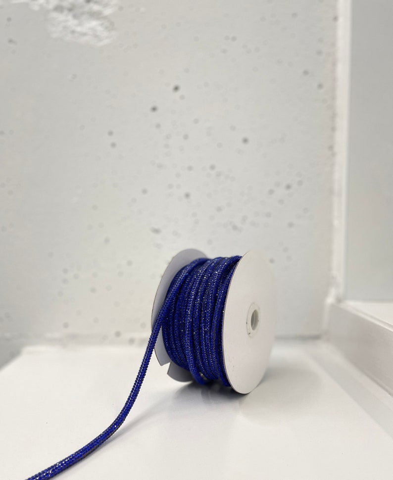 6MM Rhinestone String Crystal Rope Bling Bling Trim DIY - Etsy