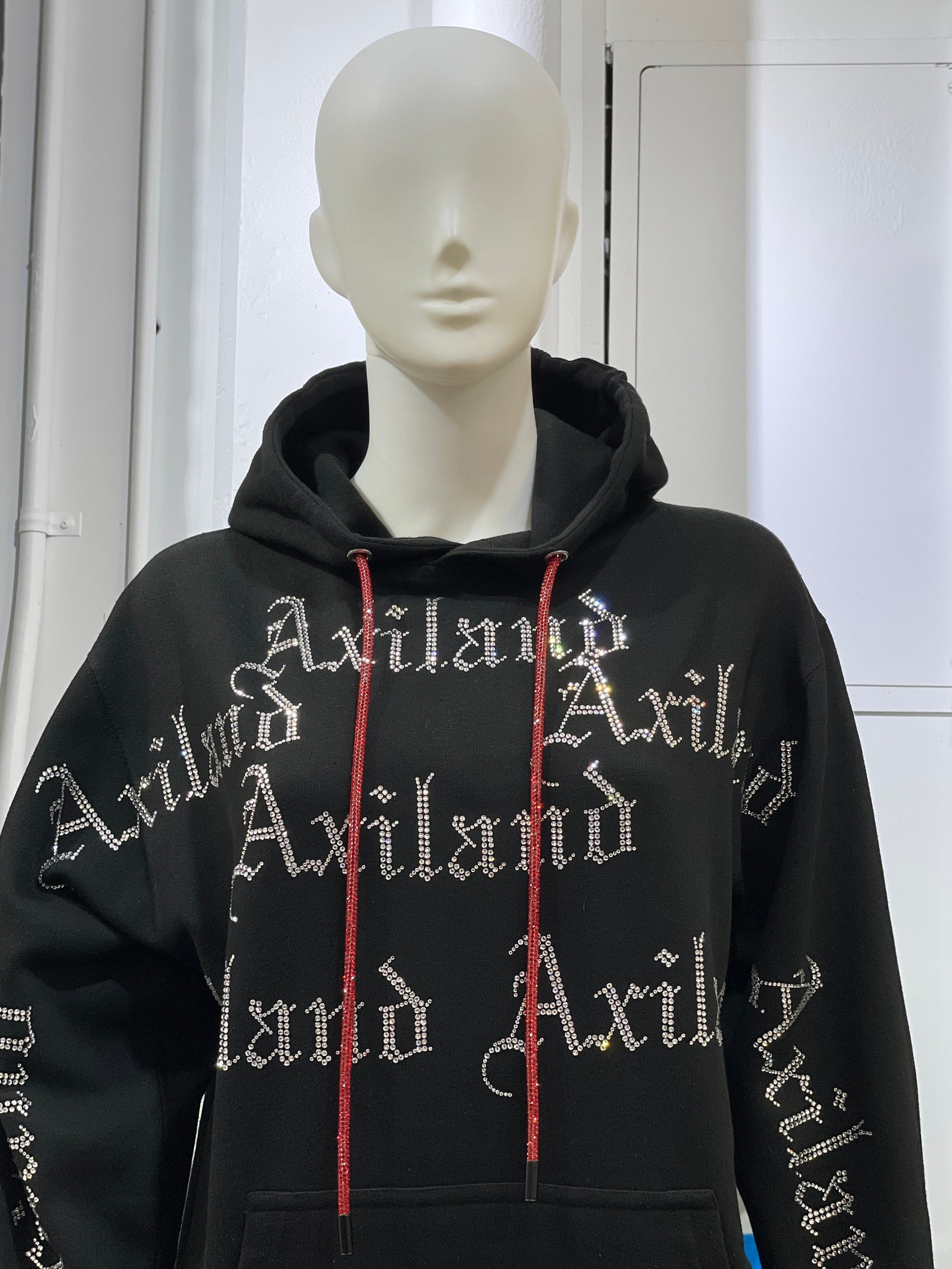 Crystal Hoodie Strings Rhinestone String / Hoodie Drawstring - Etsy