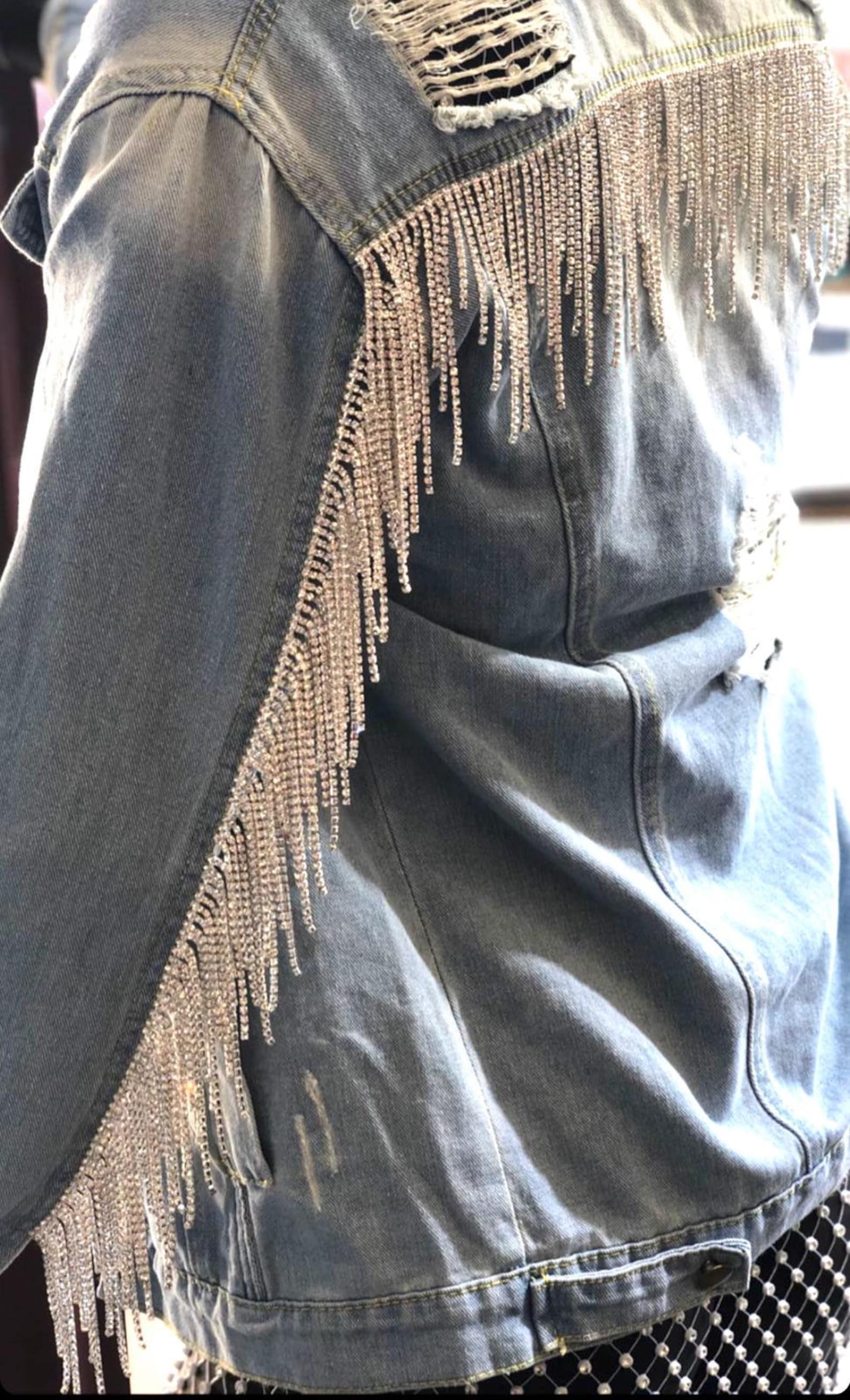 Rhinestone Fringe I High Quality Rhinestone Trim/ Rhinestone | Etsy