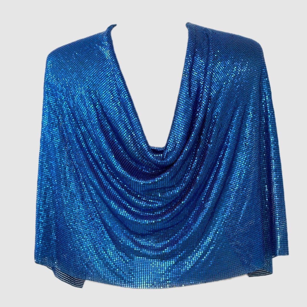 Royal Blue - Aluminum Chainmail Fabric - 18inch X60 Inch(46x152cm ...