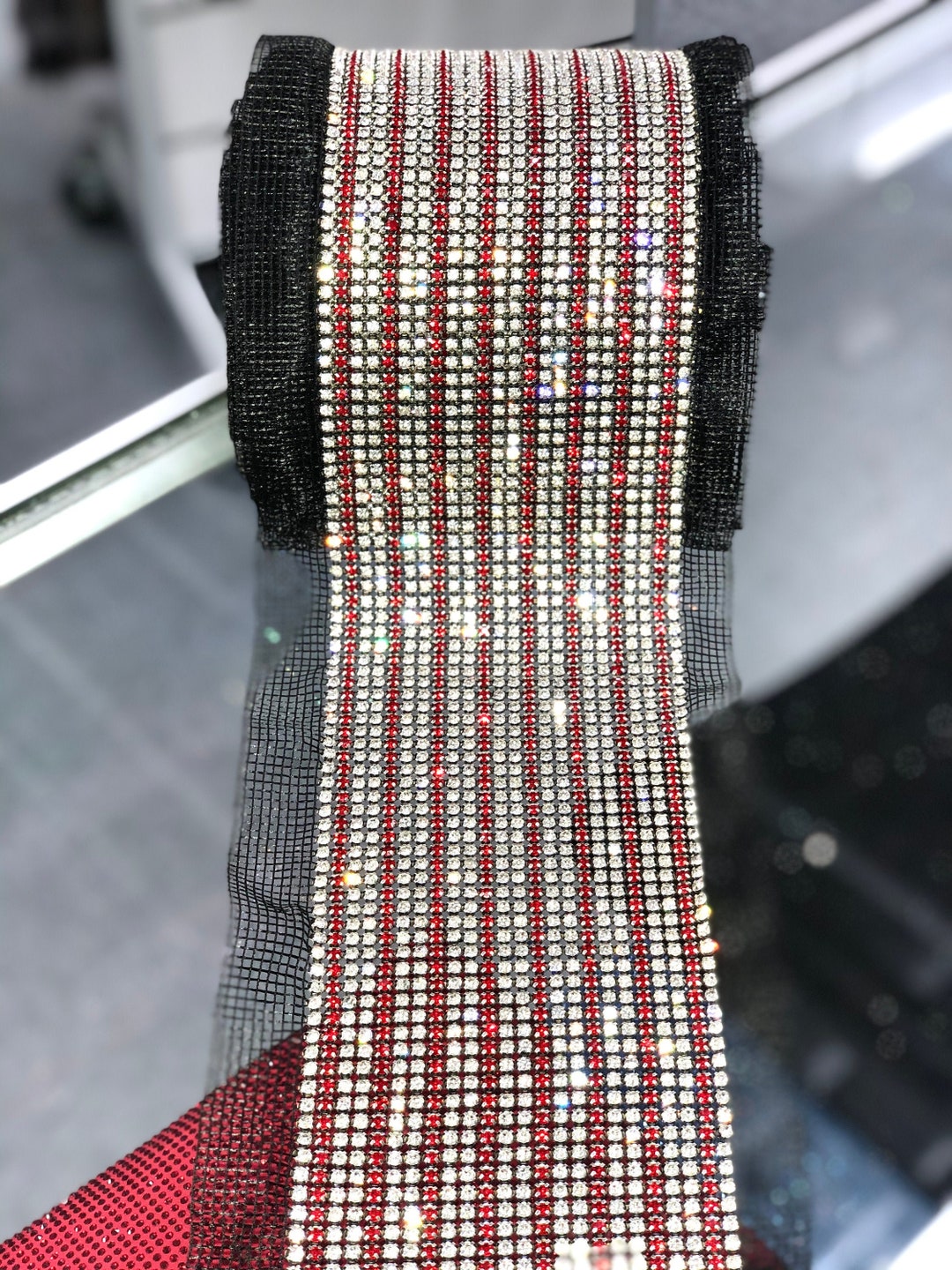 CLEAR CRYSTAL / SIAM Metal Backing Rhinestone Clear Crystal/red Metal ...