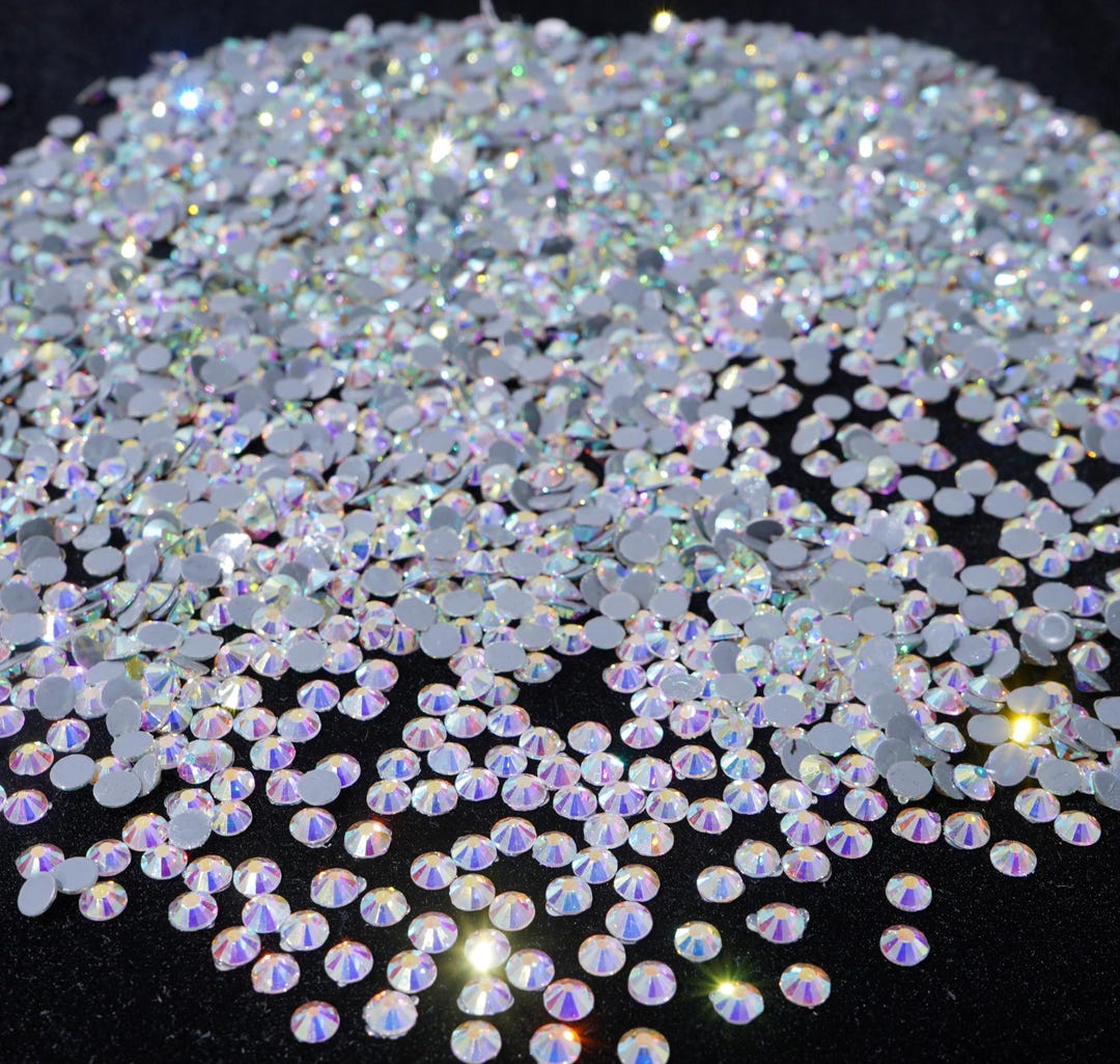 SS40 8.65MM (30 Pieces) Crystal AB Hot-fix Rhinestones – Iron-on ...