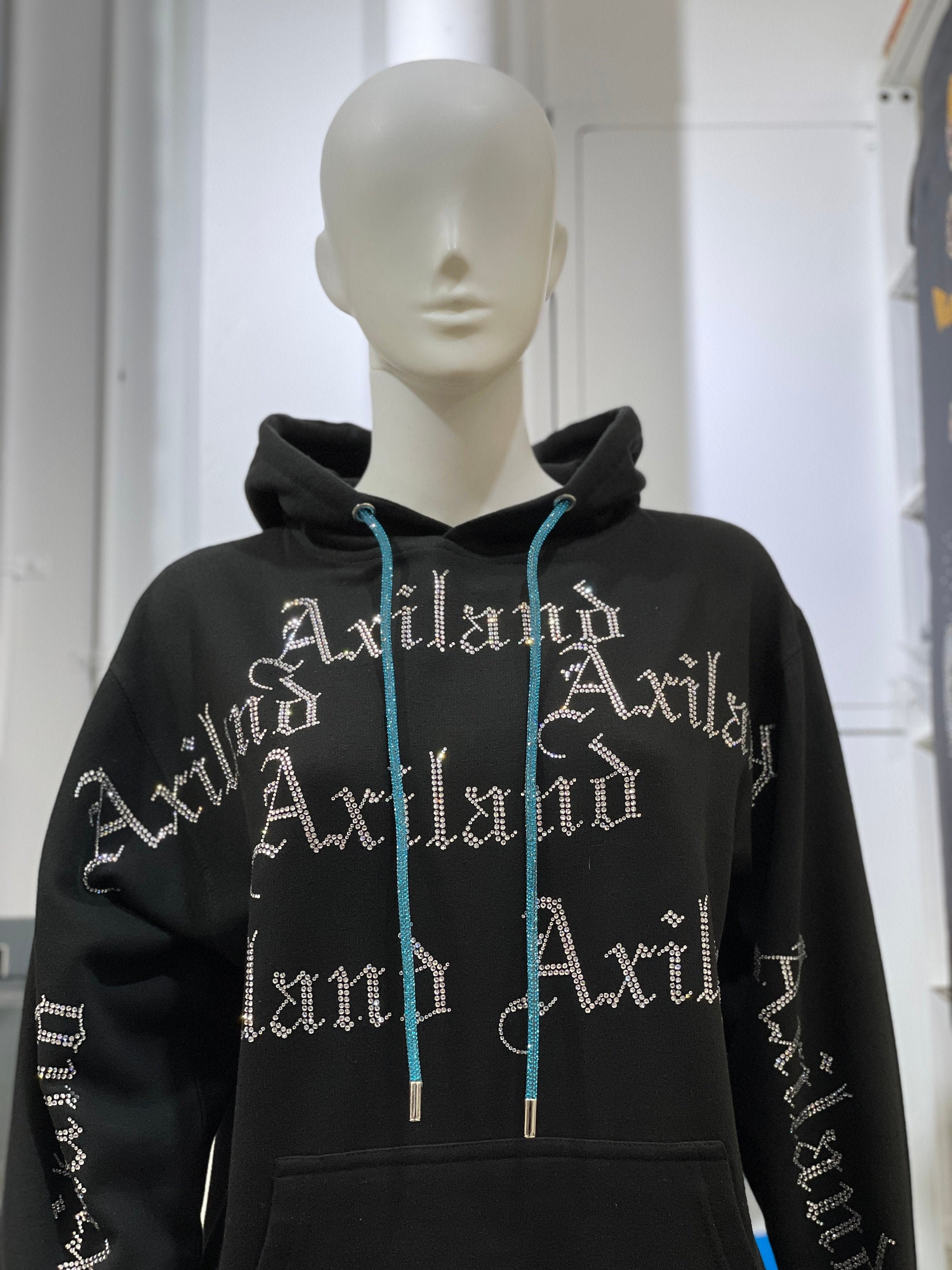 Crystal Hoodie Strings Rhinestone String / Hoodie Drawstring - Etsy