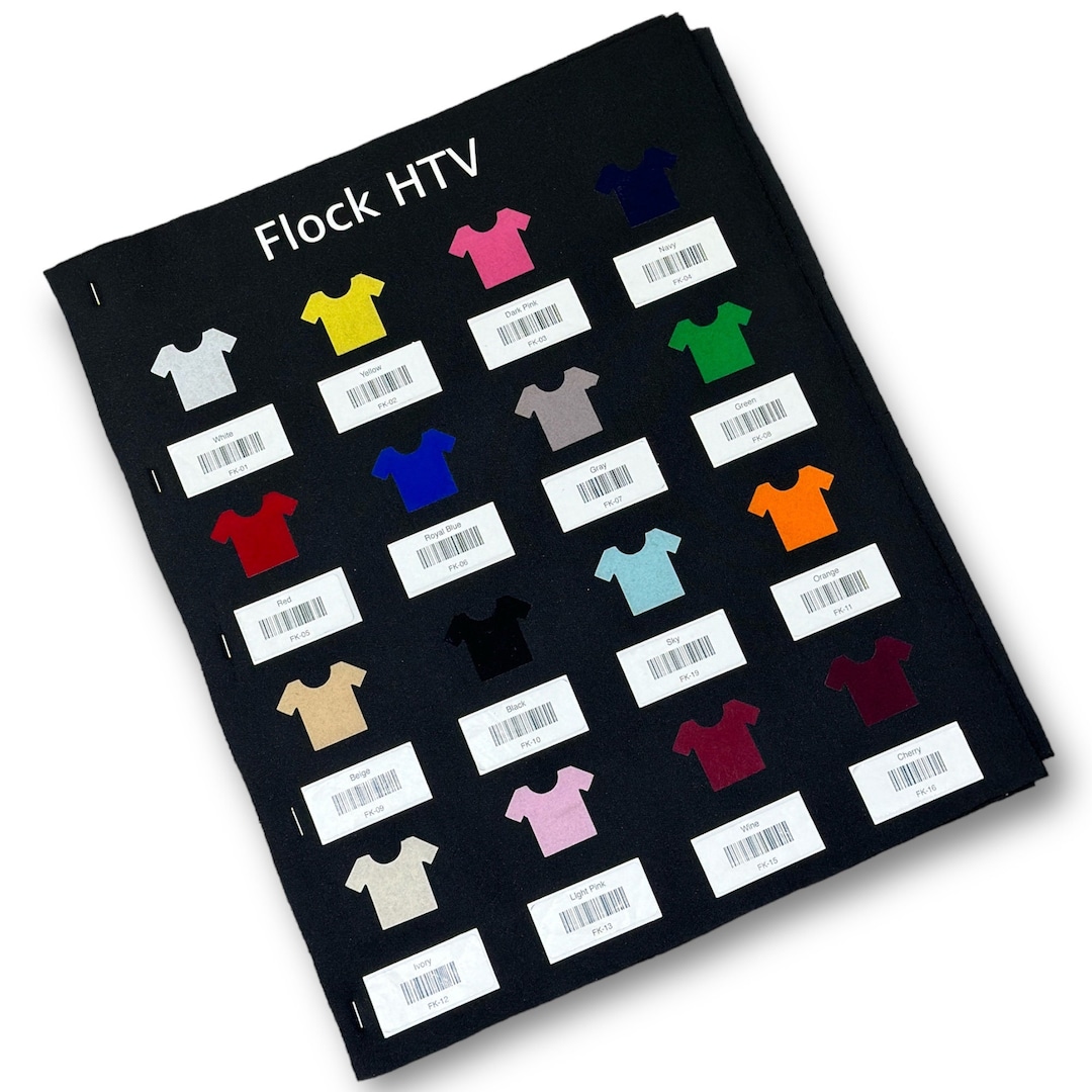 Flock HTV Drucken Soft, Easy Weed Heat Transfer Vinyl, T-shirt Vinyl ...