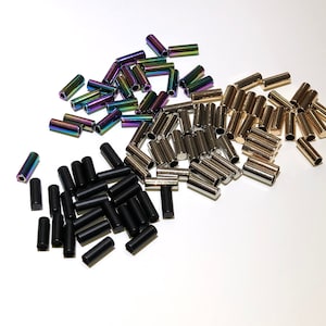 6MM Drawstring Cord Stopper - Metal Ends for Drawstrings - Stopper for ...