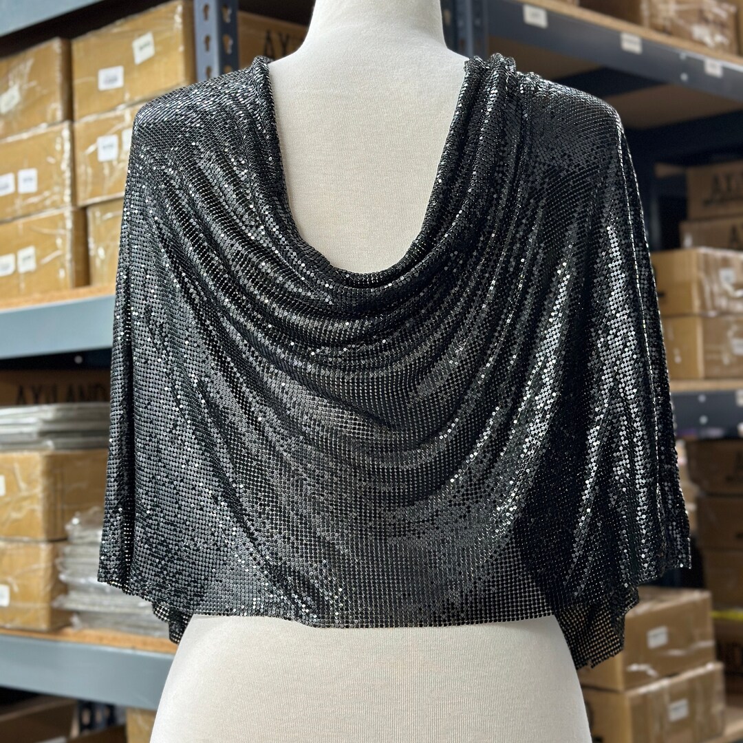 Black Aluminum Chainmail Panel - 18inch X60 Inch(46x152cm) -metal Craft ...