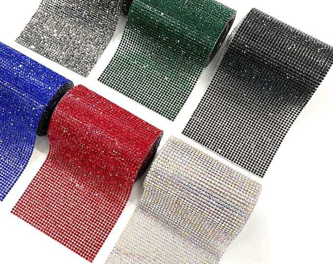 SS6 Hotfix Rhinestone Mesh / Glass Rhinestone Sheets Iron on - Etsy