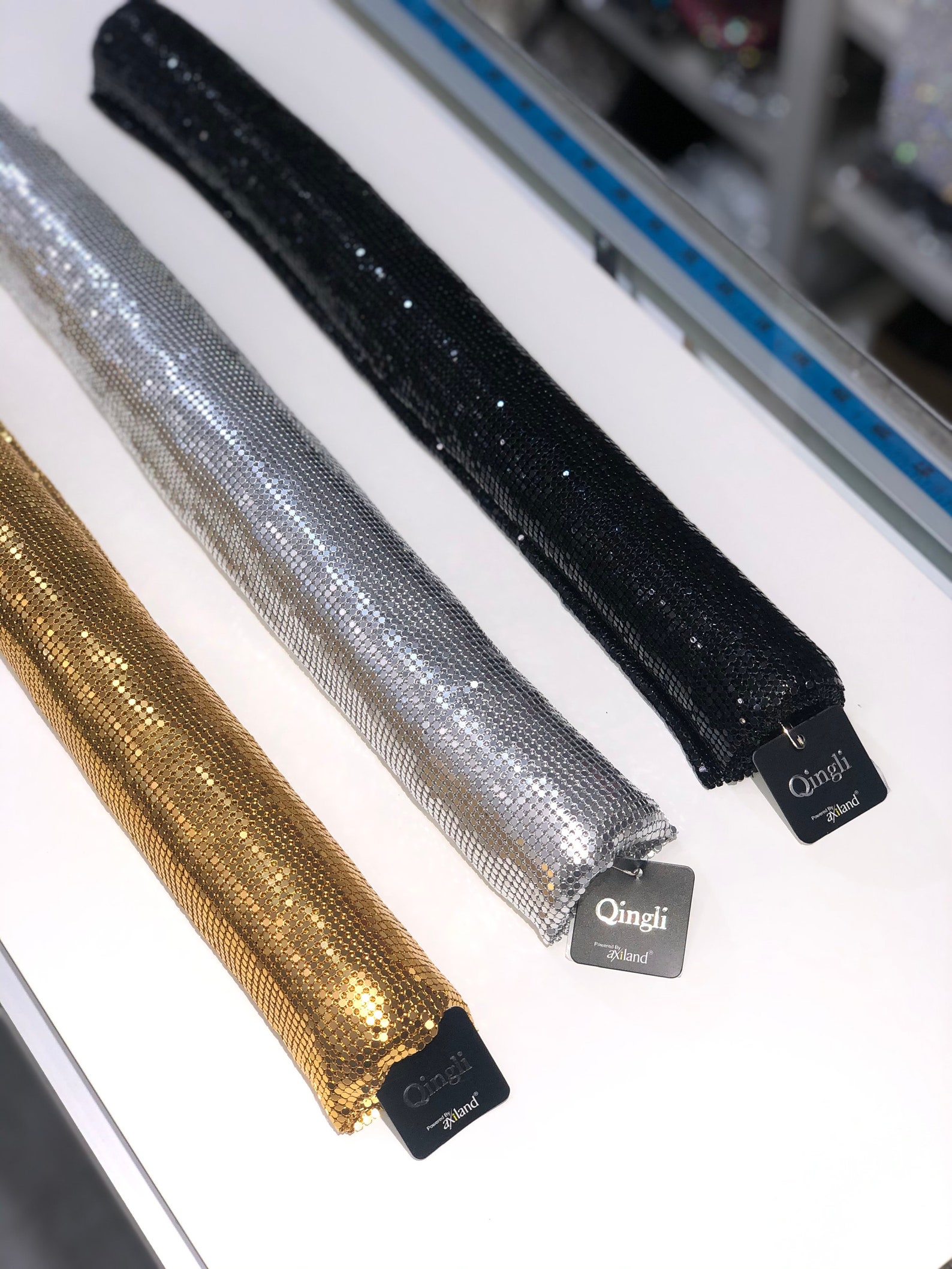 Metallic Chainmail Mesh Fabric / Mesh Metal Fabric /aluminum | Etsy