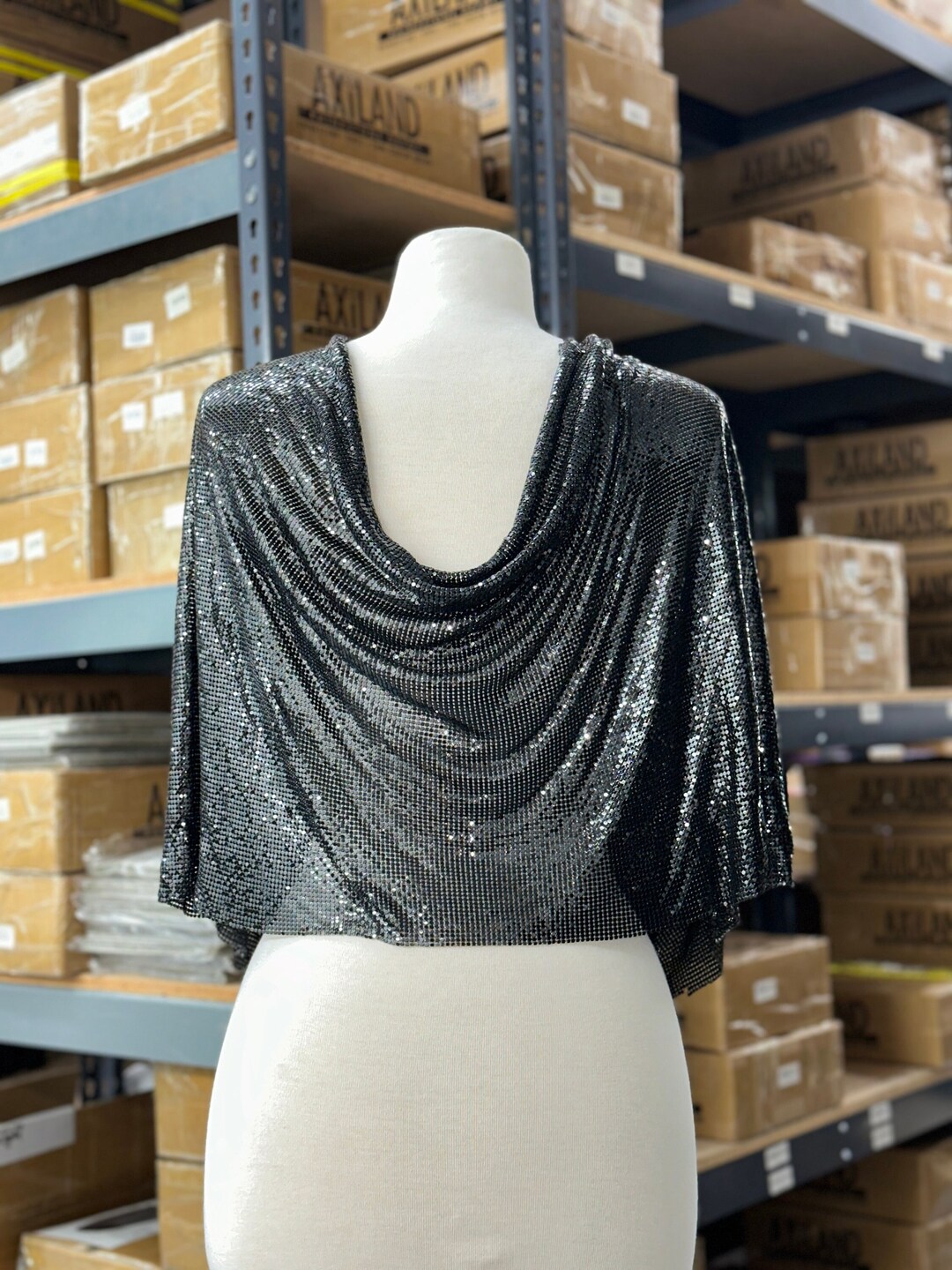 Black Aluminum Chainmail Panel 18inch X60 Inch46x152cm metal Craft ...