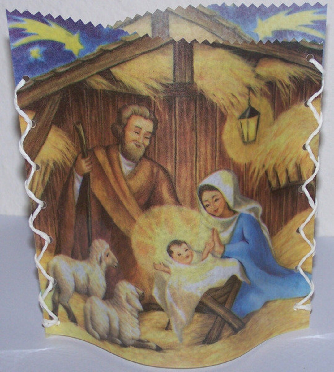 Windlight Winter in the Nativity - Etsy