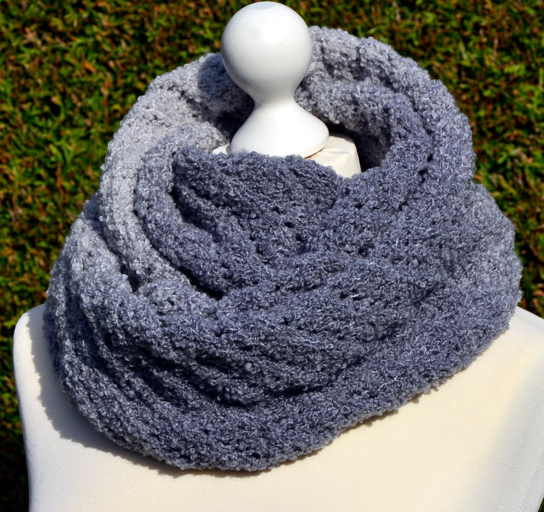 Knitted Loop susanna, Gray, Gradient - Etsy