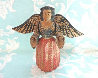Folk art angel | Etsy