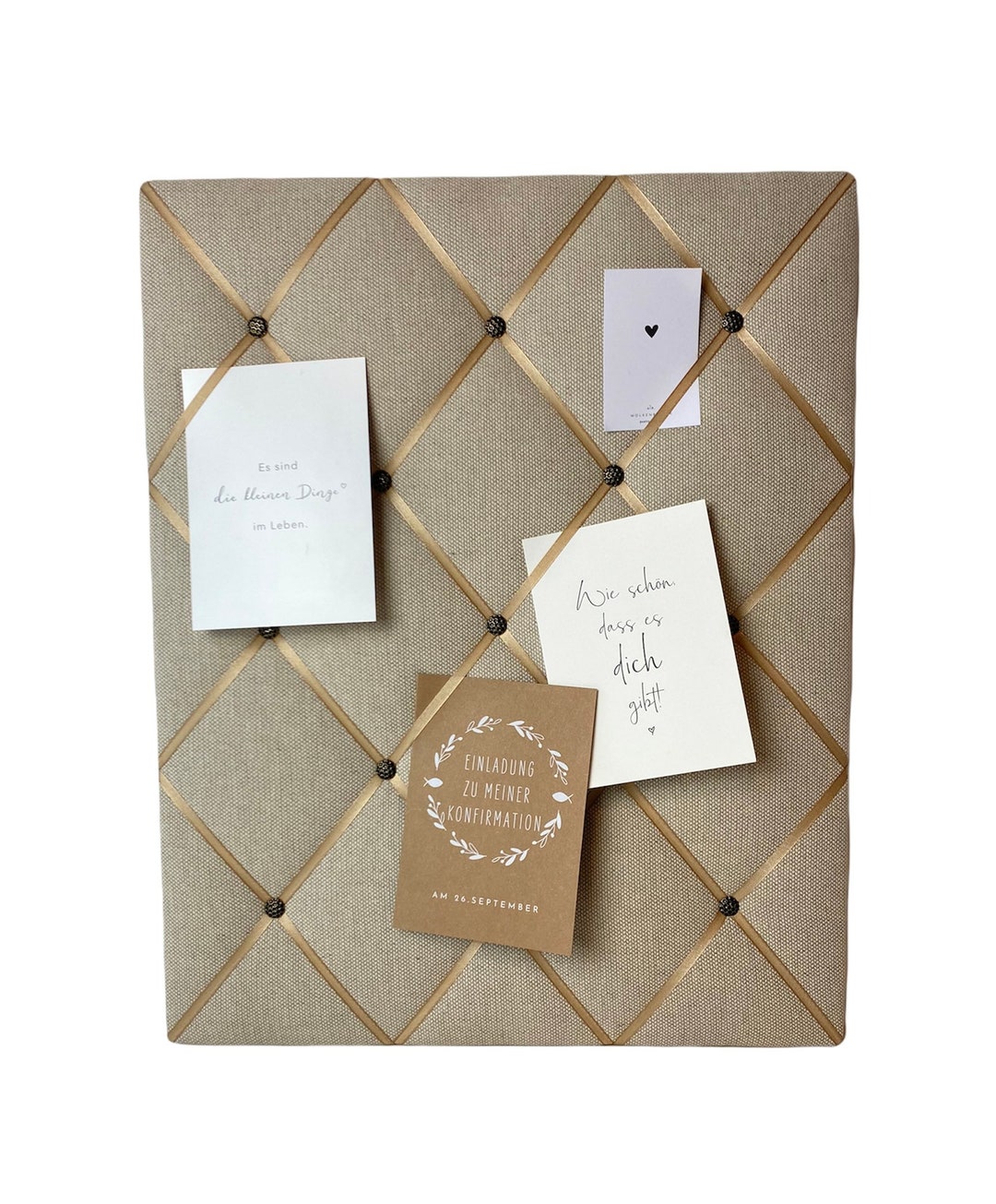 Memo Board Beige Scandi Style, Custom Size - Etsy