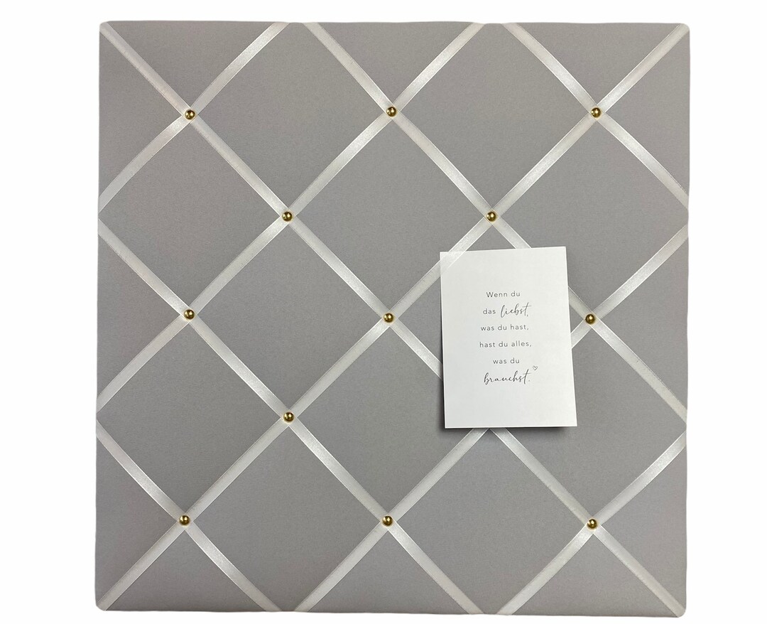 Memoboard Light Gray Desired Size - Etsy
