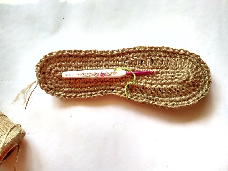 Making Shoe Soles Pattern Crocheted Insole for Slippersadult - Etsy Denmark