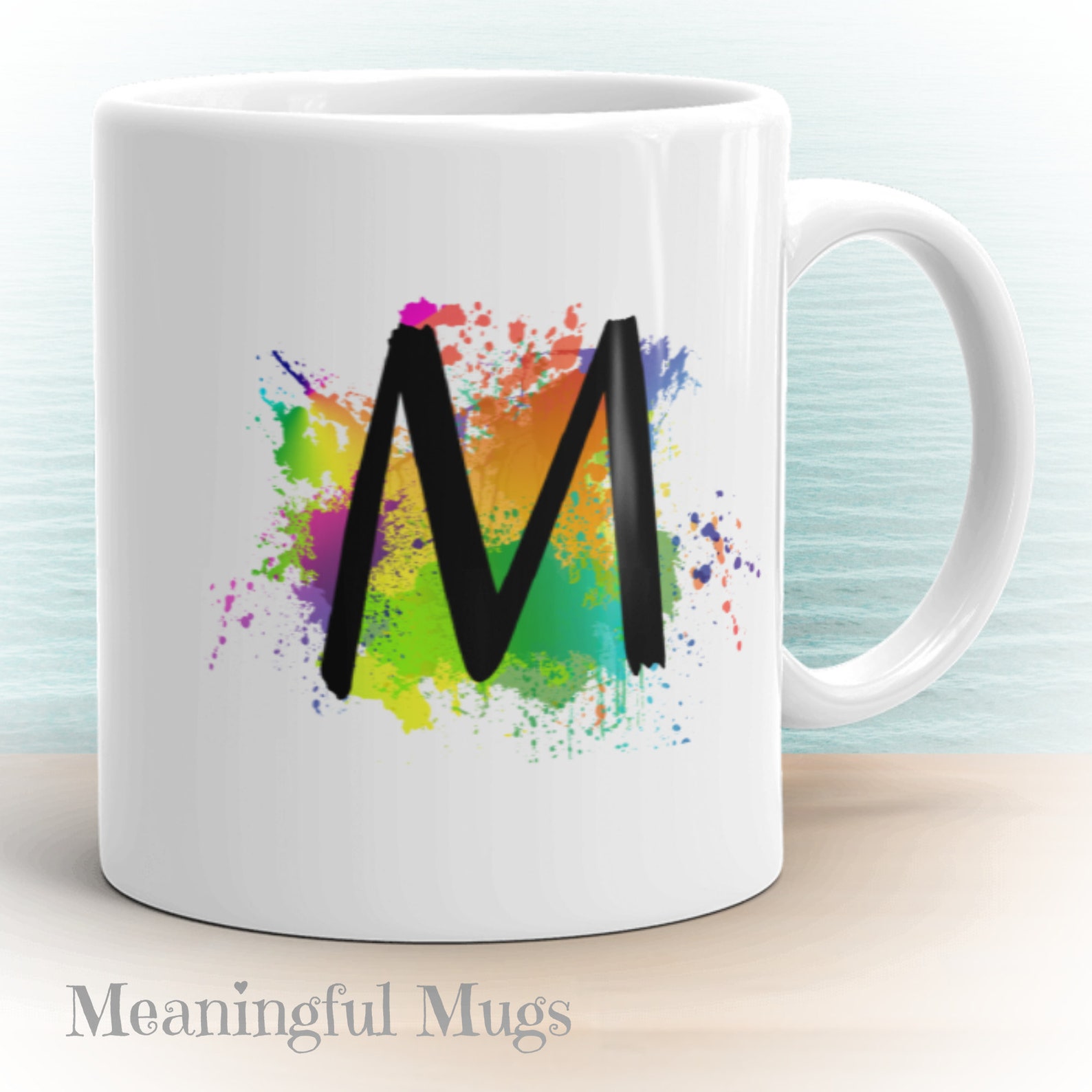 M Monogram Mug Coffee Mug Personalized Mug Custom Mug - Etsy Ireland
