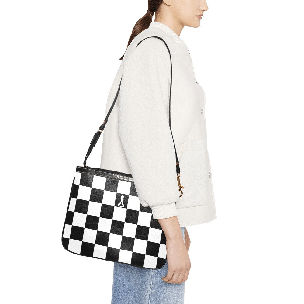 Shoulder Bag Black and White Checker Purse (buenos New Chess) - Etsy