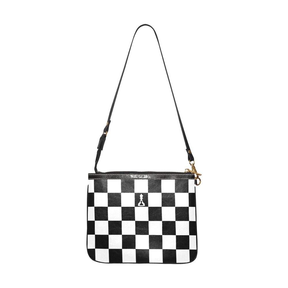 Shoulder Bag Black and White Checker Purse (buenos New Chess) - Etsy