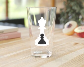 Chess Pint Glass - Etsy