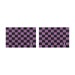 Place Mat Set Black and Purple Checker (buenos New Chess) - Etsy Canada