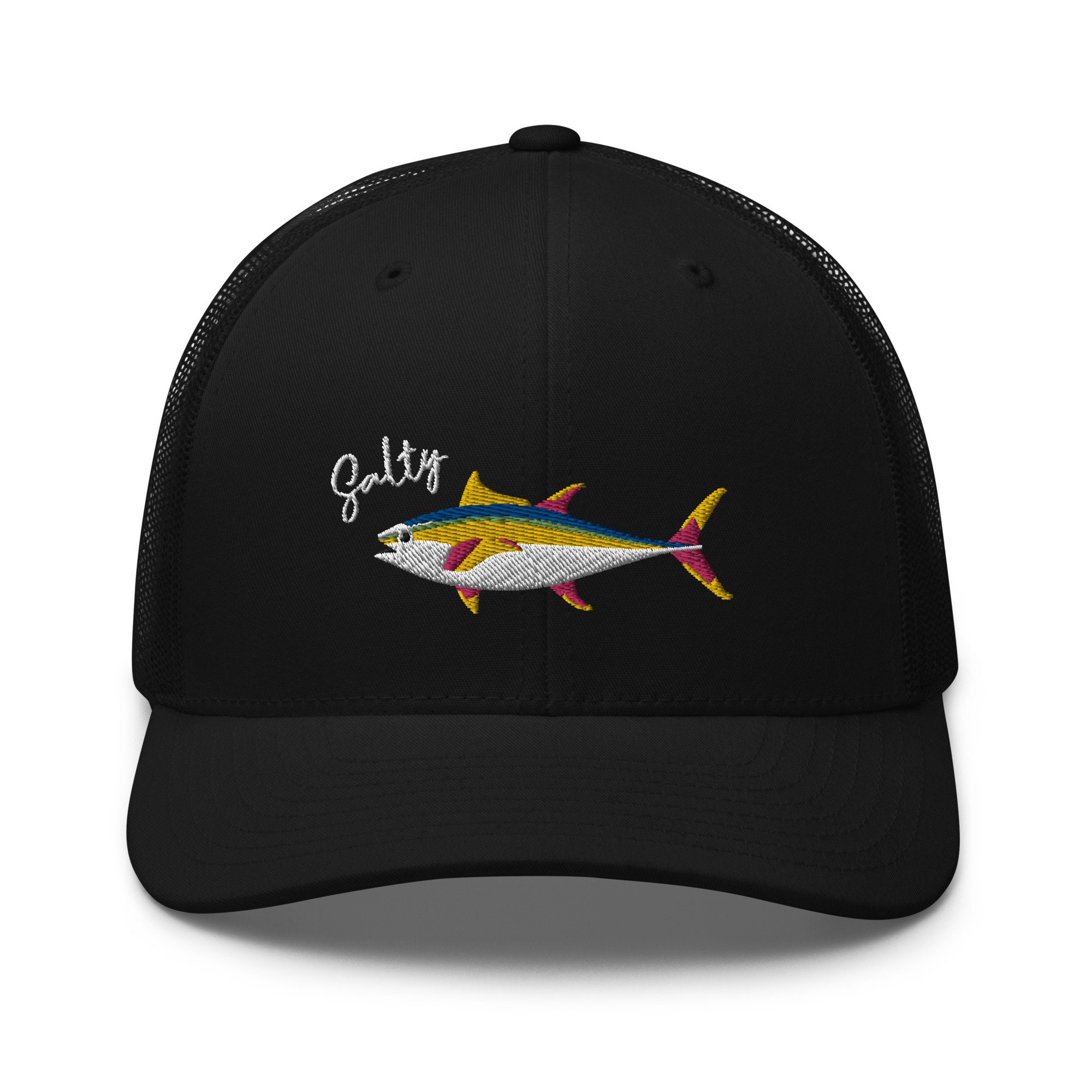Salty Trucker Cap Tuna Fishing Hat Gift for Fisherman Fish - Etsy