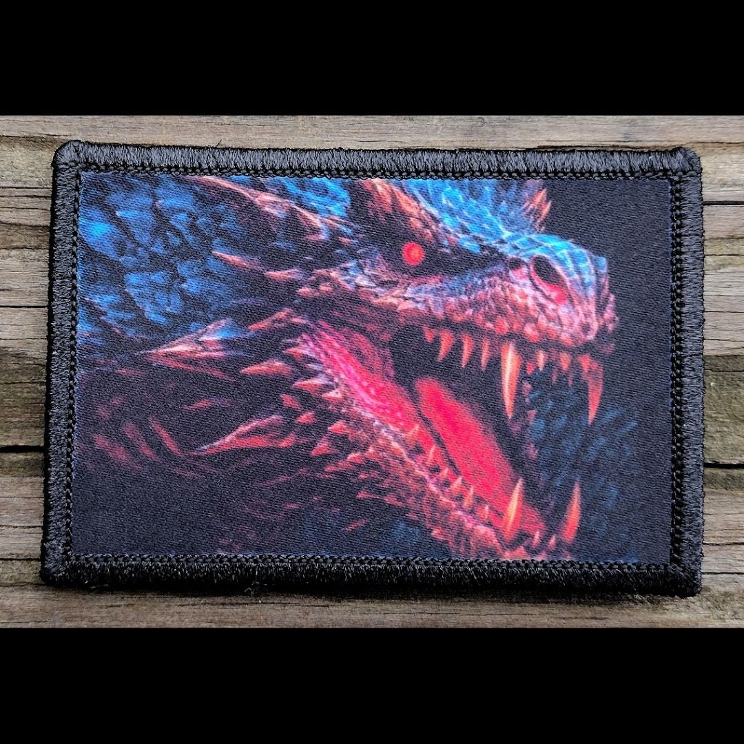 Dragon Morale Patch - Hook and Loop Backing for Backpack, Rucksack, Operator Hat and Much More ...