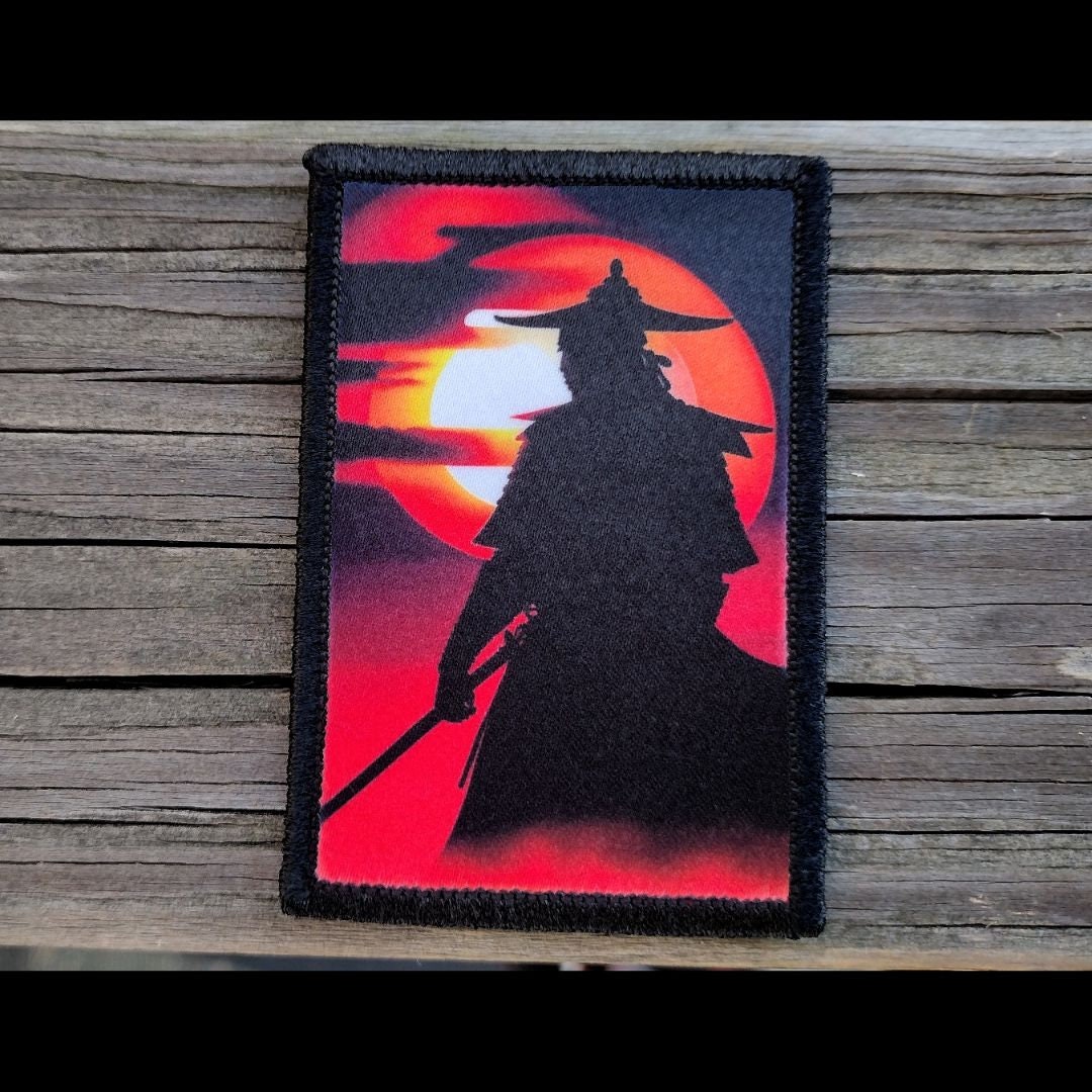 Samurai Morale Patch Hook and Loop Backing for Backpack, Rucksack, Operator Hat and Much More - Etsy