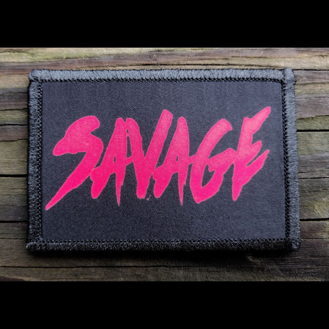Savage Morale Patch Hook And Loop Backing For Backpack Rucksack