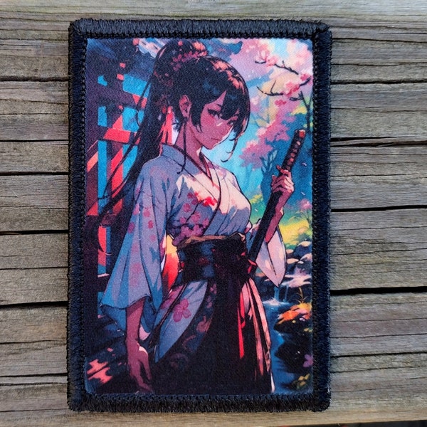 Anime Girl Military Patch - Etsy