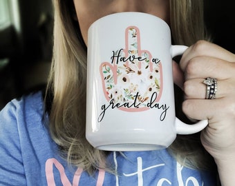 Middle Finger Mug | Etsy