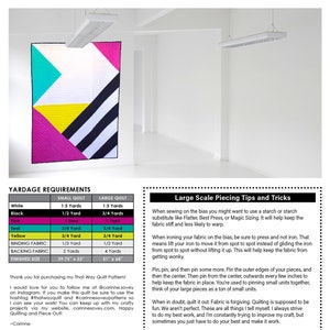 That Way Quilt PDF Pattern Download - Etsy