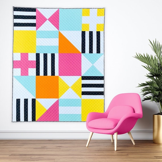 Block Party Quilt Pattern Download - Etsy