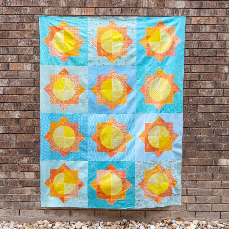 Sun Quilt Pattern - Etsy