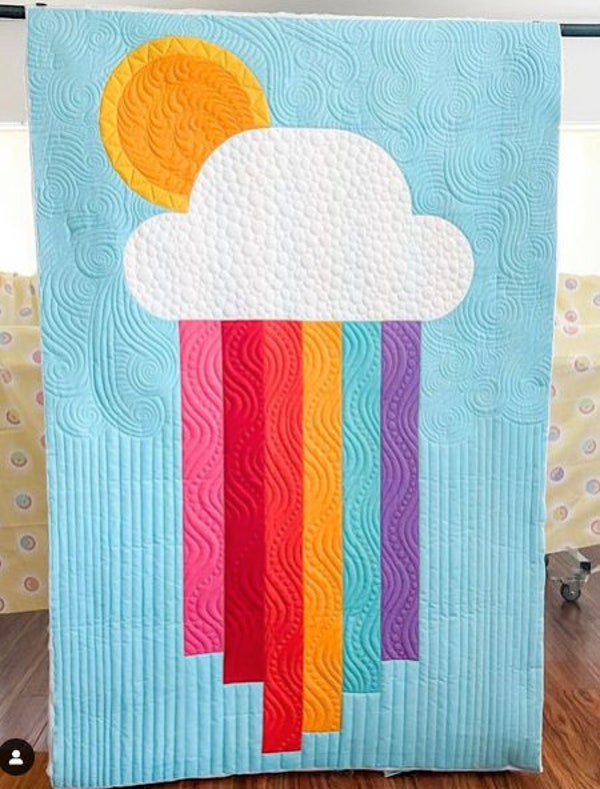 Rainbow Splash Quilt Pattern PDF - Etsy Canada
