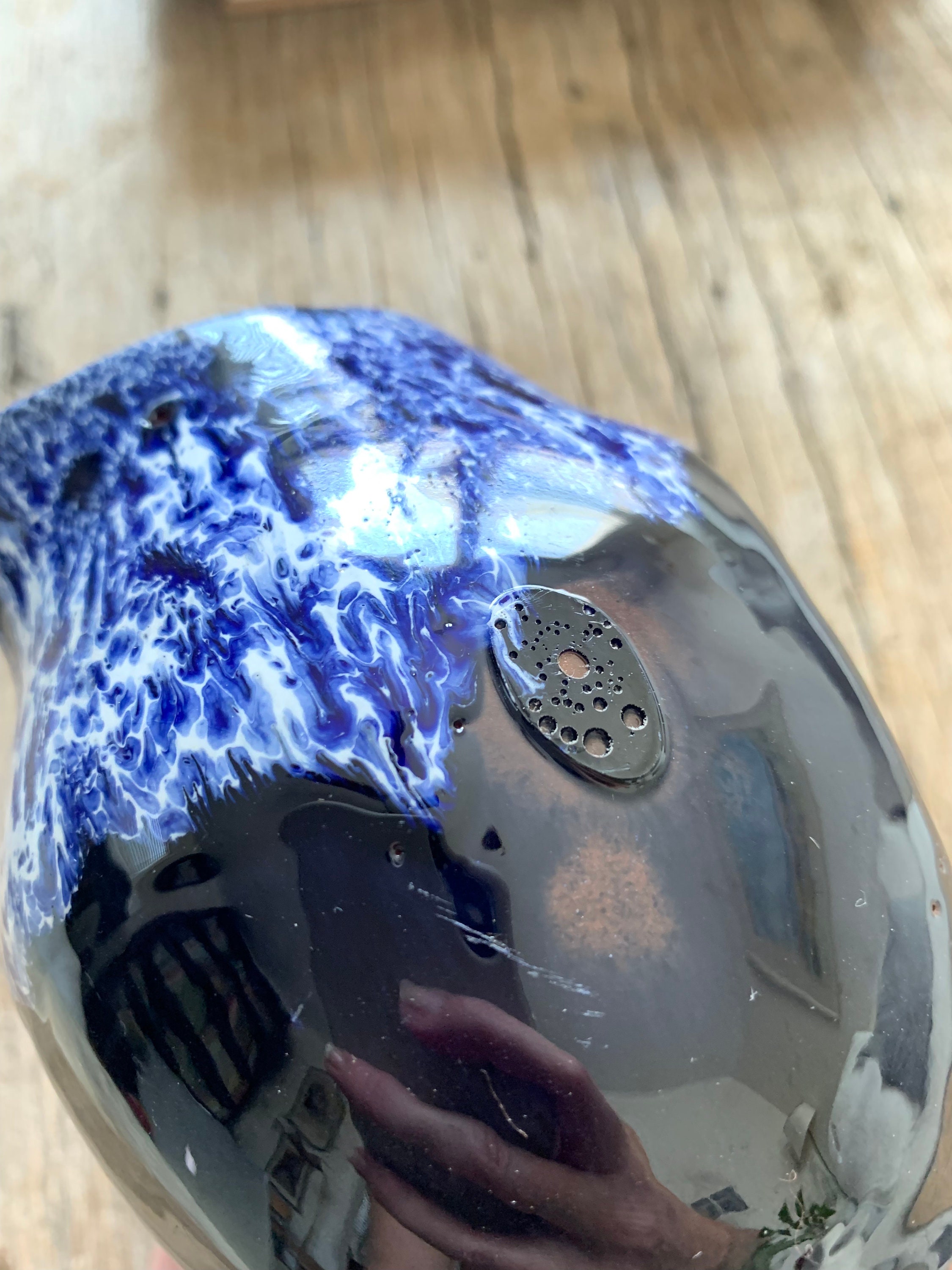 Blue & White Drip Tea Set - Etsy