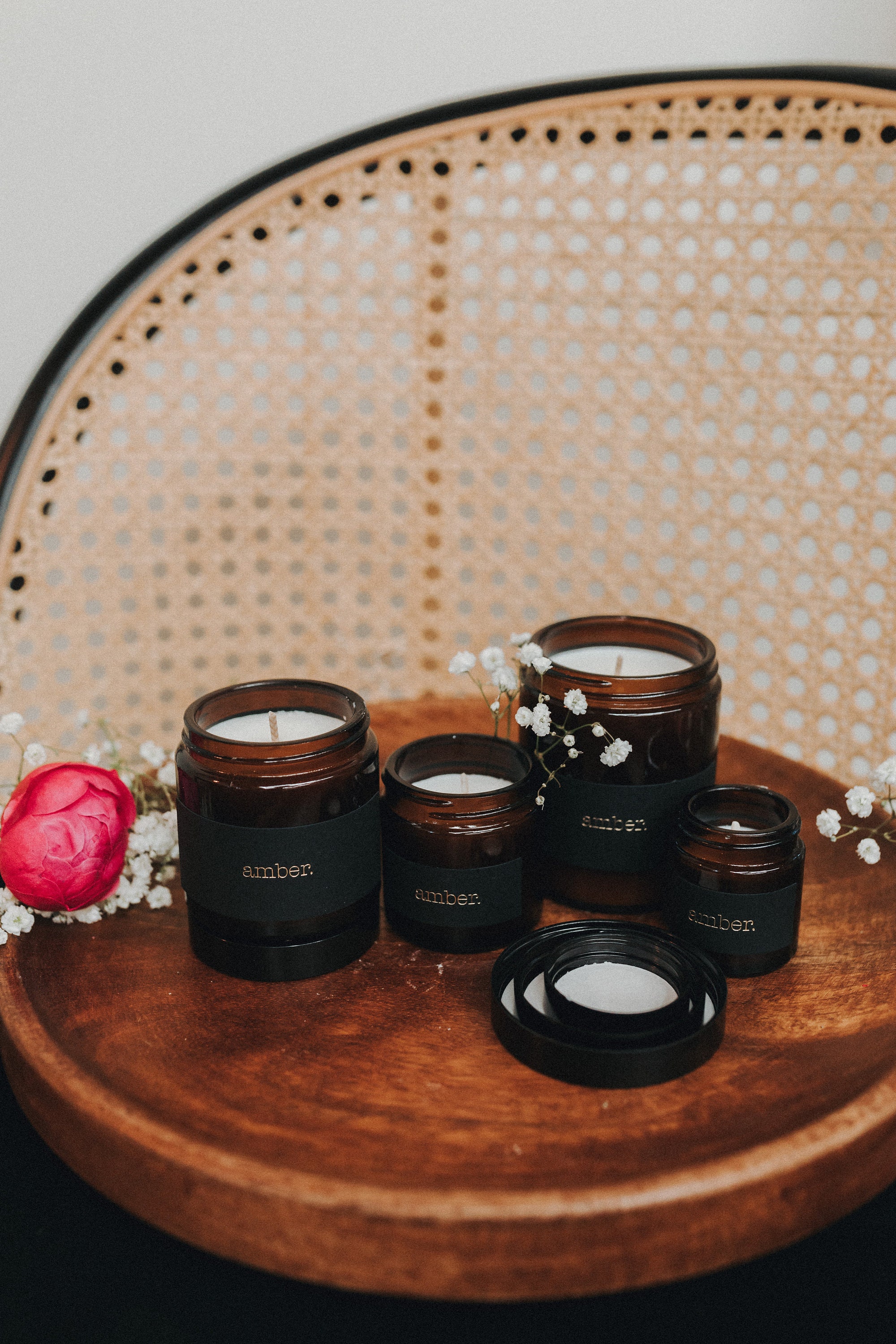 Amber Jar Candle - Etsy