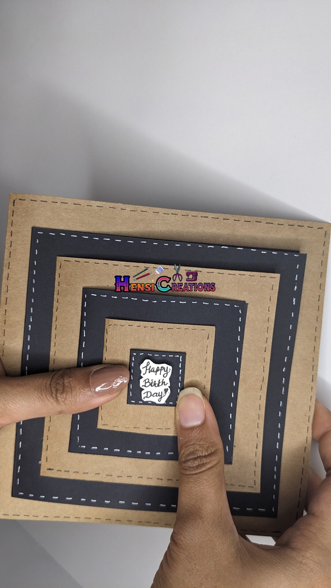 Birthday Pyramid Card - Etsy