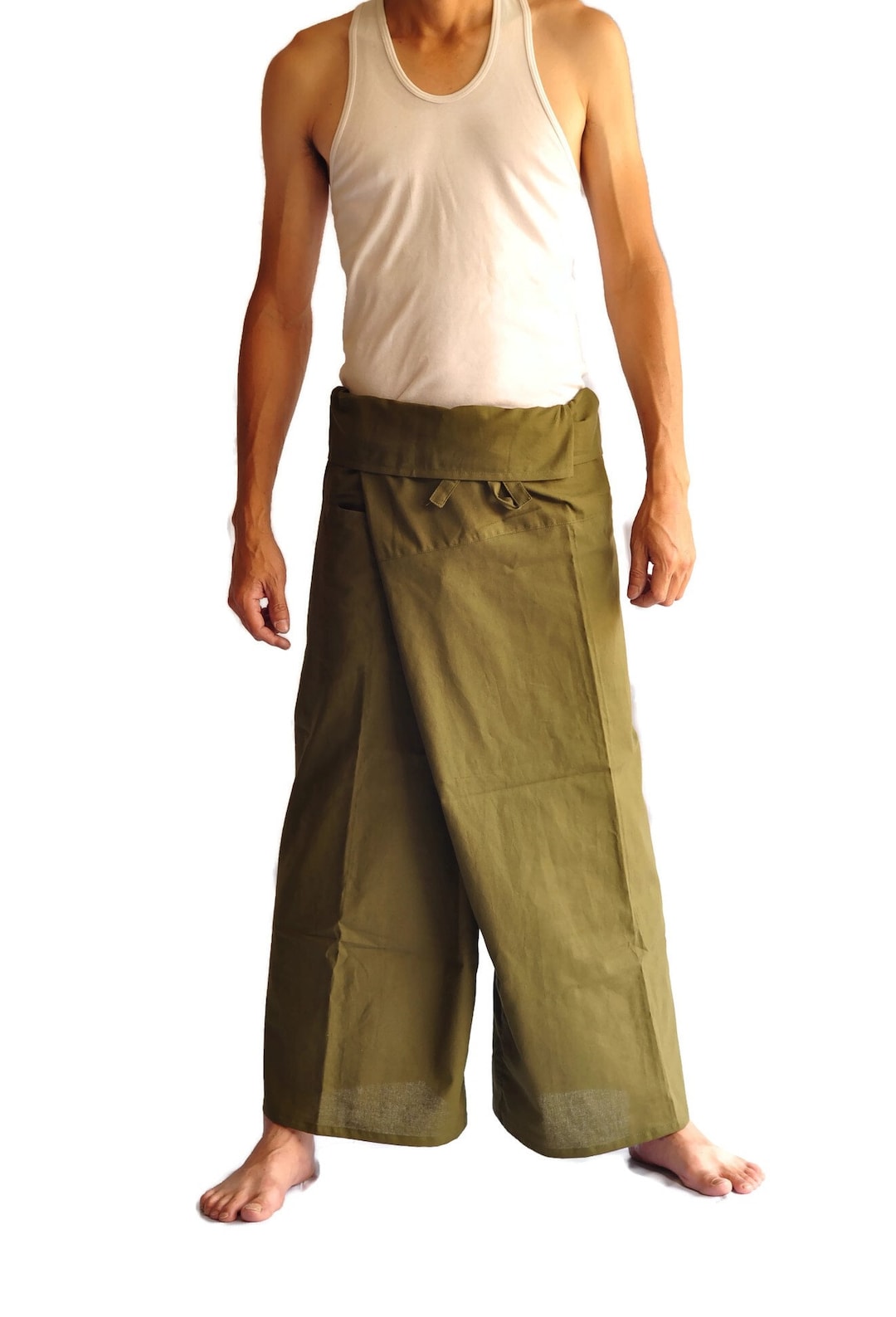 AHP Thai Fisherman Pants - Loose-fit Pants Men & Women - Khadi Pant ...