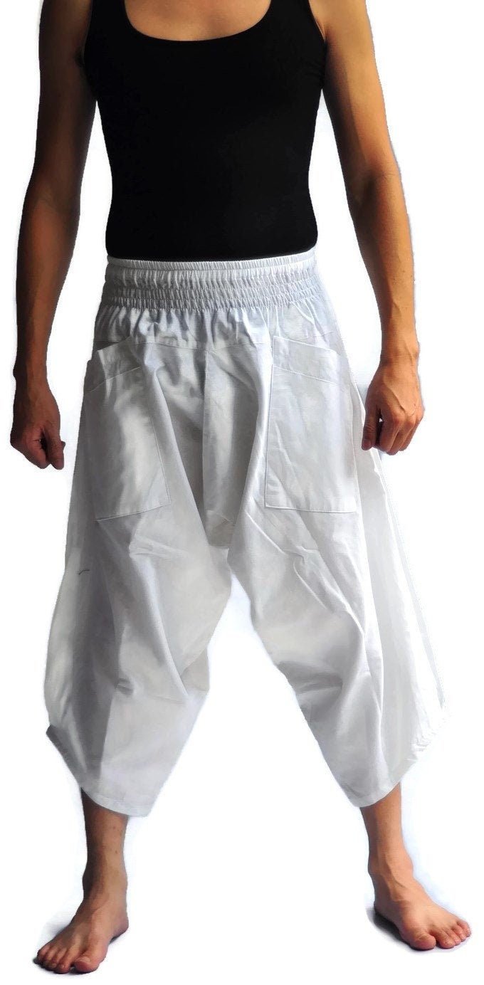 Elevate Your Wardrobe With AHP Men's White Japanese Design Pants ...