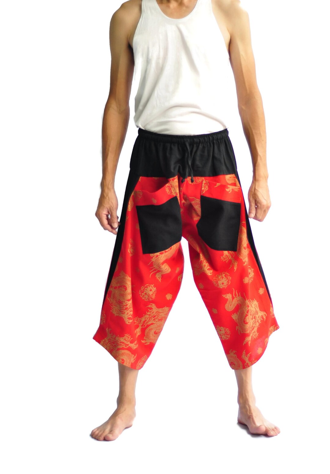 Harem Pants Hakama Thai Fisherman Pants Samurai Pants Men's Fahion ...