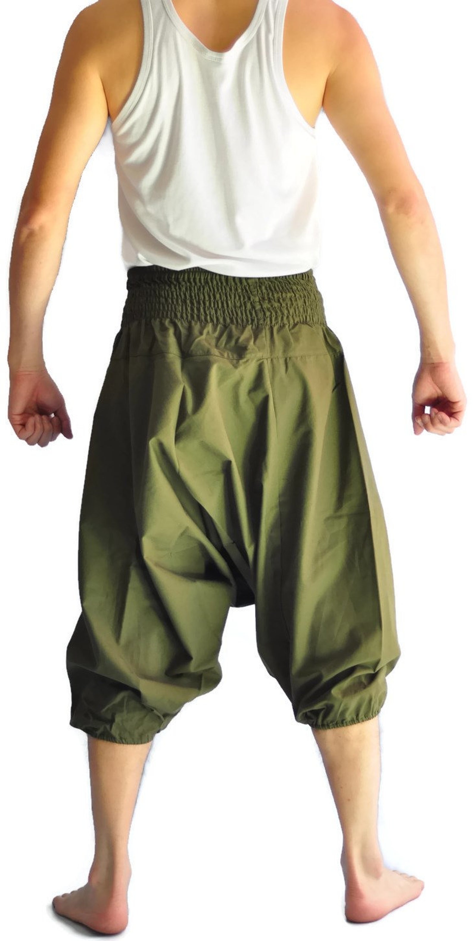 AHP Men's Japanese Style Pants One Size Green Japanese - Etsy