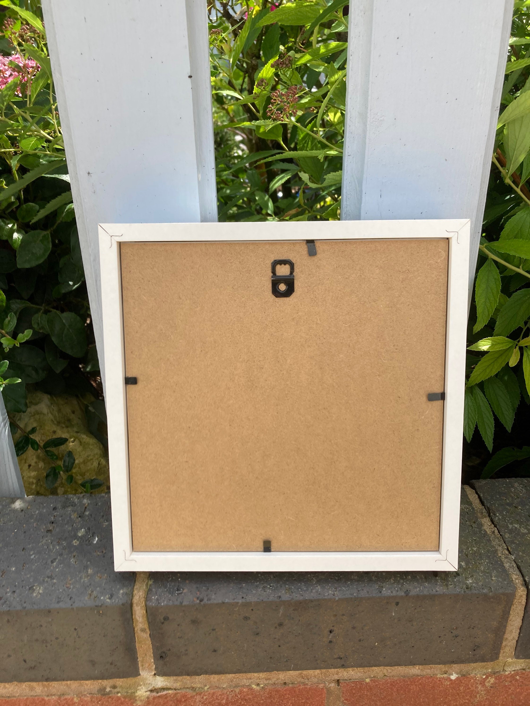 Sea Glass and Sea Shell Circle Art Framed in a White Wooden - Etsy