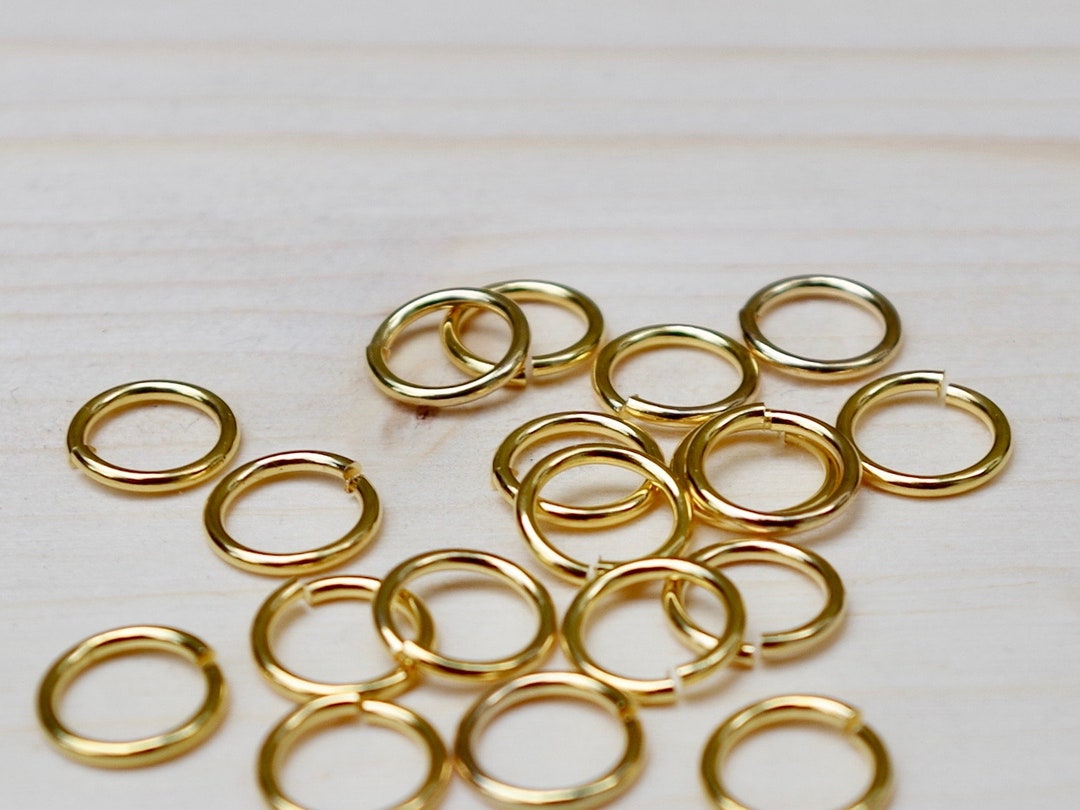 50 Bending Rings 8 Mm GOLD Split Rings - Etsy