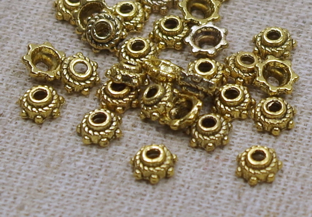 30 Mini Pearl Caps Hats 5 Mm GOLD, Chalices - Etsy