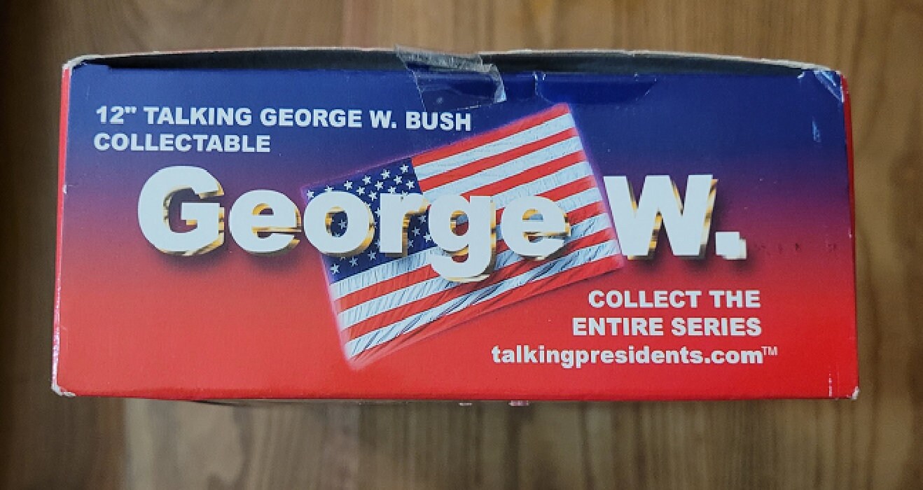 Vintage GEORGE W. BUSH Talking Doll 12 In. NIB 2003 Nrfb Manufacturer ...