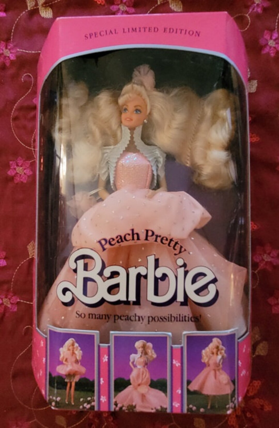 Vintage BARBIE 1989 Peach Pretty Special Limited Ed. NRFB NIB 4870 ...